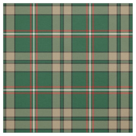 O'Sullivan Tartan Bright Blue Irish Plaid Fabric | Zazzle