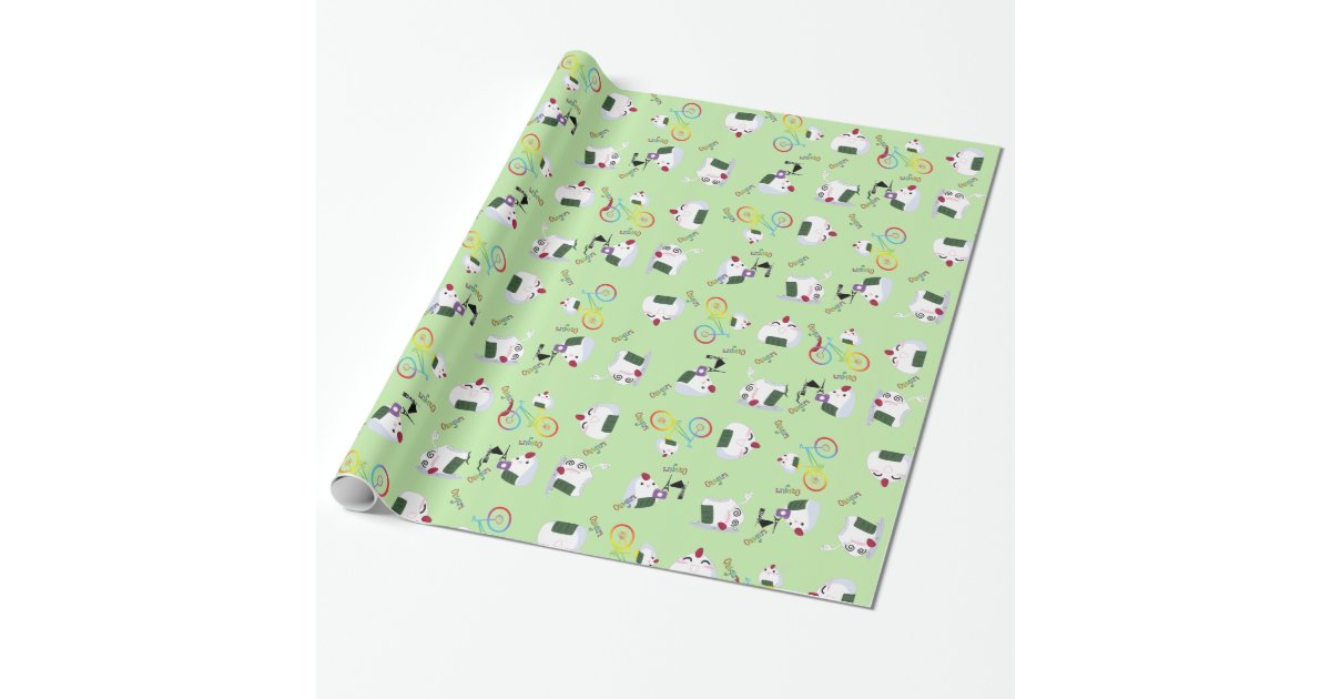 Onigiri Riceball Wrapping Paper | Zazzle