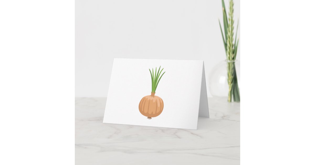 Onion Card | Zazzle