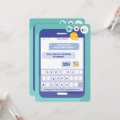 Online Group Video Chat Phone Text Message Party Invitation | Zazzle