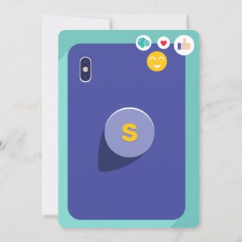 Online Group Video Chat Phone Text Message Party Invitation | Zazzle