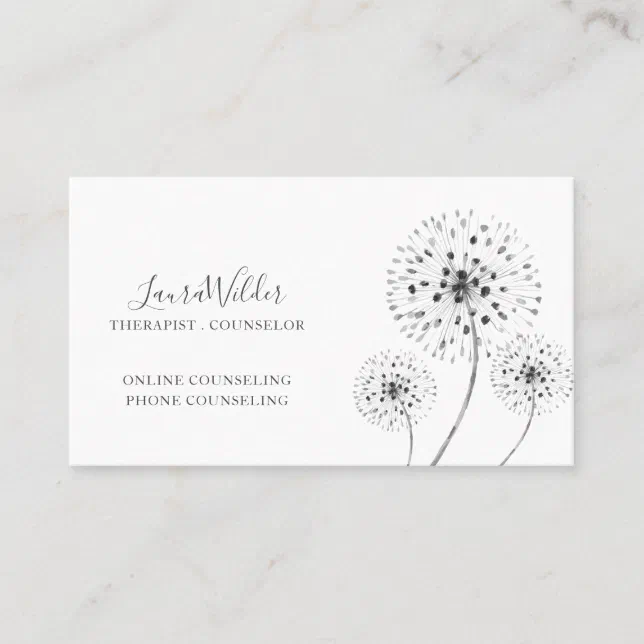 Online Therapist Counselor Business Card | Zazzle