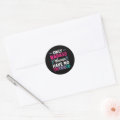 Only Bad Women Have No Thyroid Cancer Awareness Classic Round Sticker ...