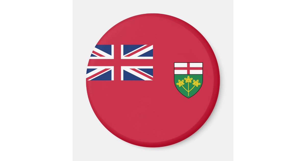 Ontario Flag Magnet | Zazzle