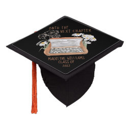 Onto the Next Chapter Graduation Cap Topper | Zazzle