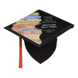 Onto the Next Chapter Graduation Cap Topper | Zazzle