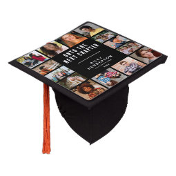 Onto The Next Chapter Photo Collage Graduation Cap Topper | Zazzle