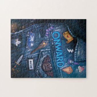 Onward | Barley Vest Poster Art Jigsaw Puzzle | Zazzle