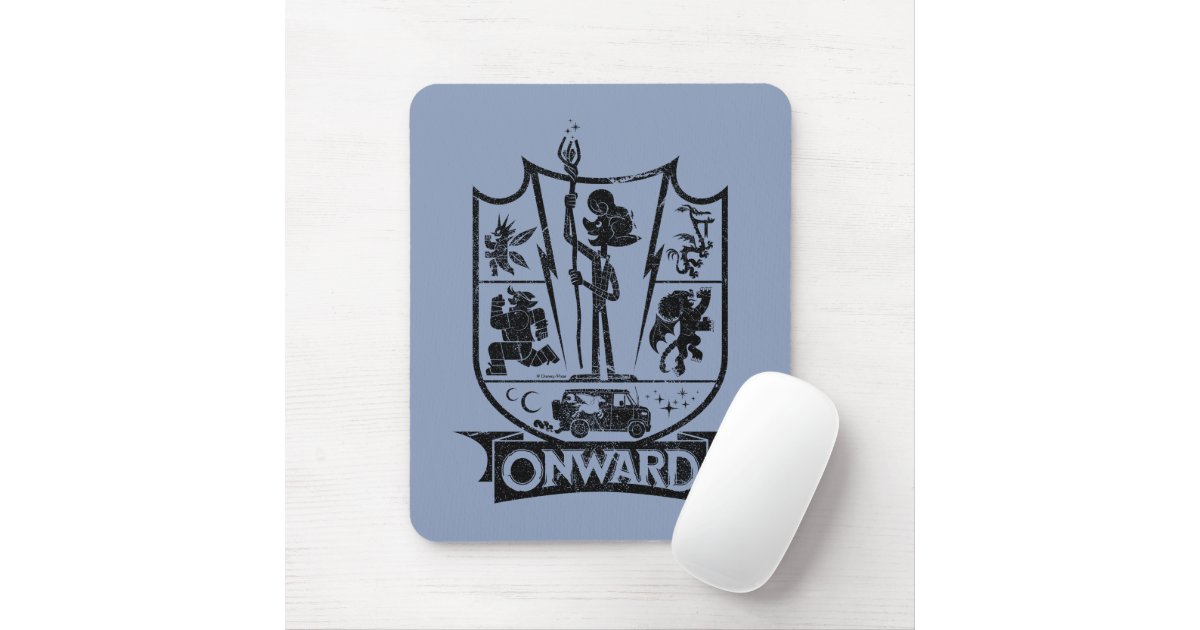 Onward Crest Mouse Pad | Zazzle