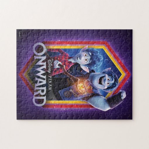 Onward | Ian and Barley Poster Art Jigsaw Puzzle | Zazzle