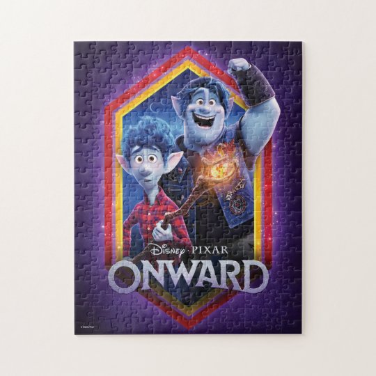 Onward | Ian and Barley Poster Art Jigsaw Puzzle | Zazzle.com