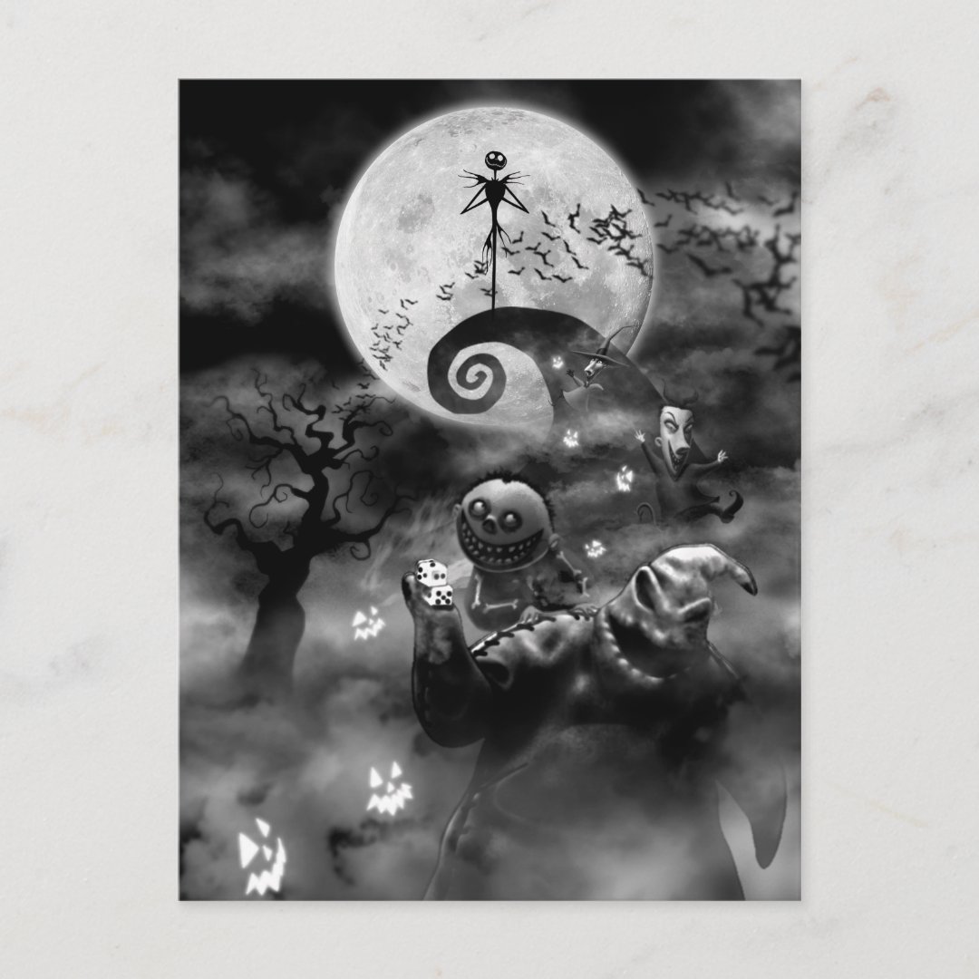 Oogie Boogie | Born to Boogie Postcard | Zazzle