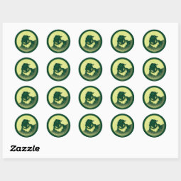 Oogie Boogie | I'm The Boogie Man Classic Round Sticker | Zazzle