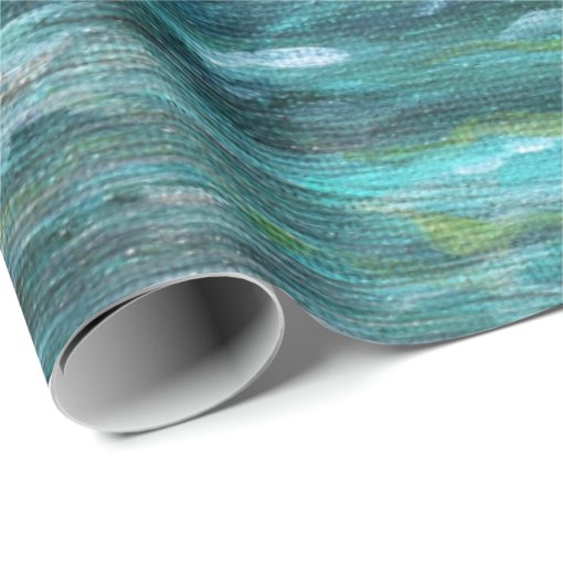 Ooh Goody Lunchtime Sea Otter Painting Wrapping Paper | Zazzle