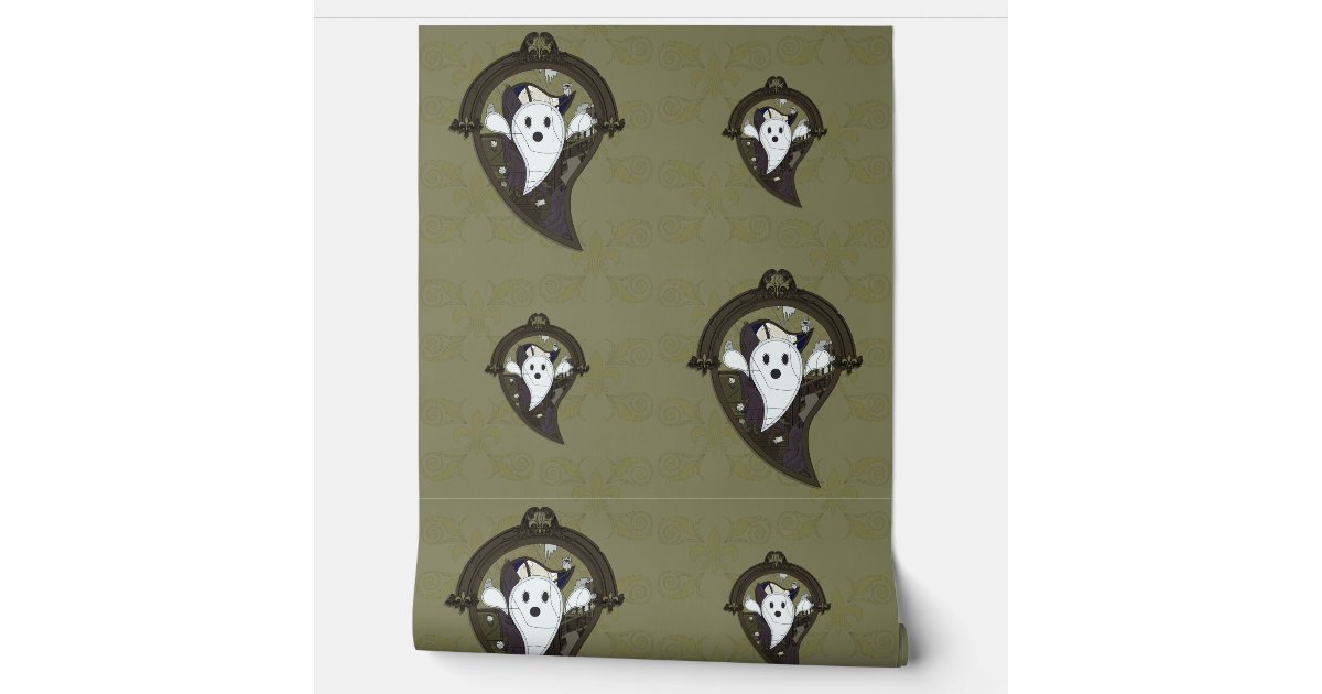 Ooh the Ghost Wallpaper | Zazzle