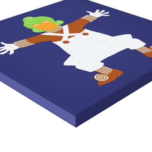 Oompa Loompa Arms Out Canvas Print | Zazzle
