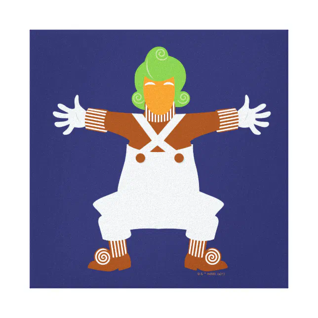 Oompa Loompa Arms Out Canvas Print | Zazzle