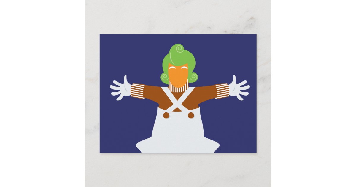 Oompa Loompa Arms Out Postcard | Zazzle