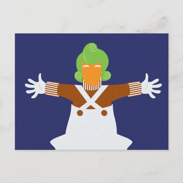 Oompa Loompa Arms Out Postcard | Zazzle