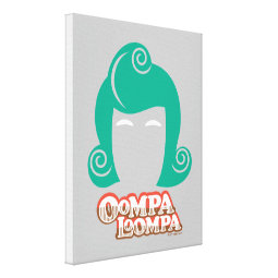 Oompa Loompa Hair Graphic Canvas Print | Zazzle