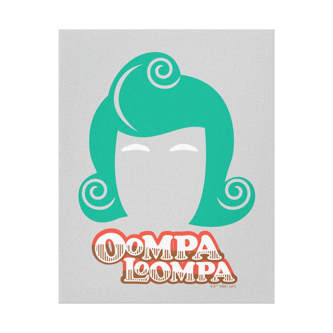 Oompa Loompa Hair Graphic Canvas Print | Zazzle