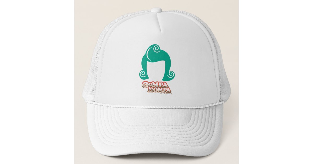 Oompa Loompa Hair Graphic Trucker Hat | Zazzle