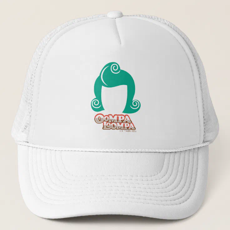 Oompa Loompa Hair Graphic Trucker Hat | Zazzle