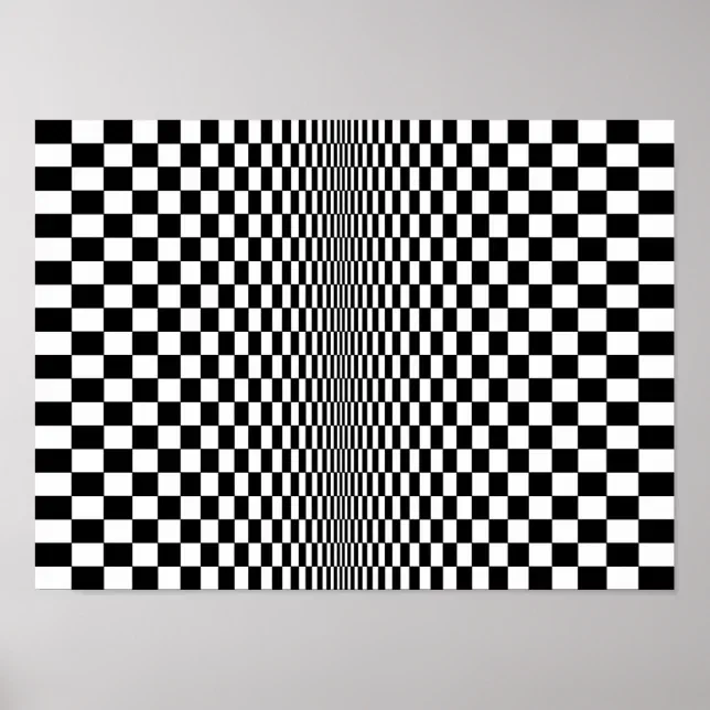 Op art algorithm poster | Zazzle