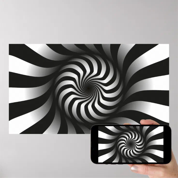 Op art poster | Zazzle