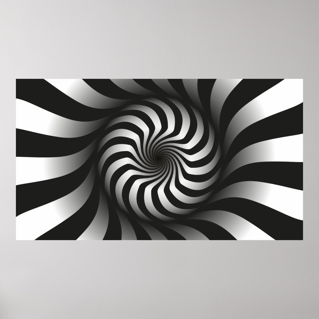 Op art poster | Zazzle