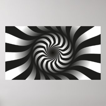 Op art poster | Zazzle