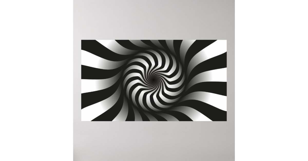 Op art poster | Zazzle
