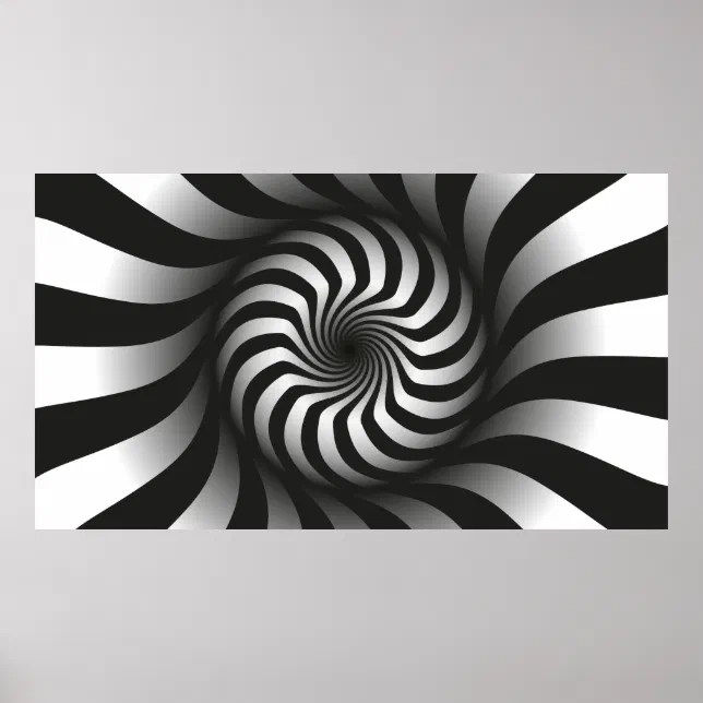 Op art poster | Zazzle