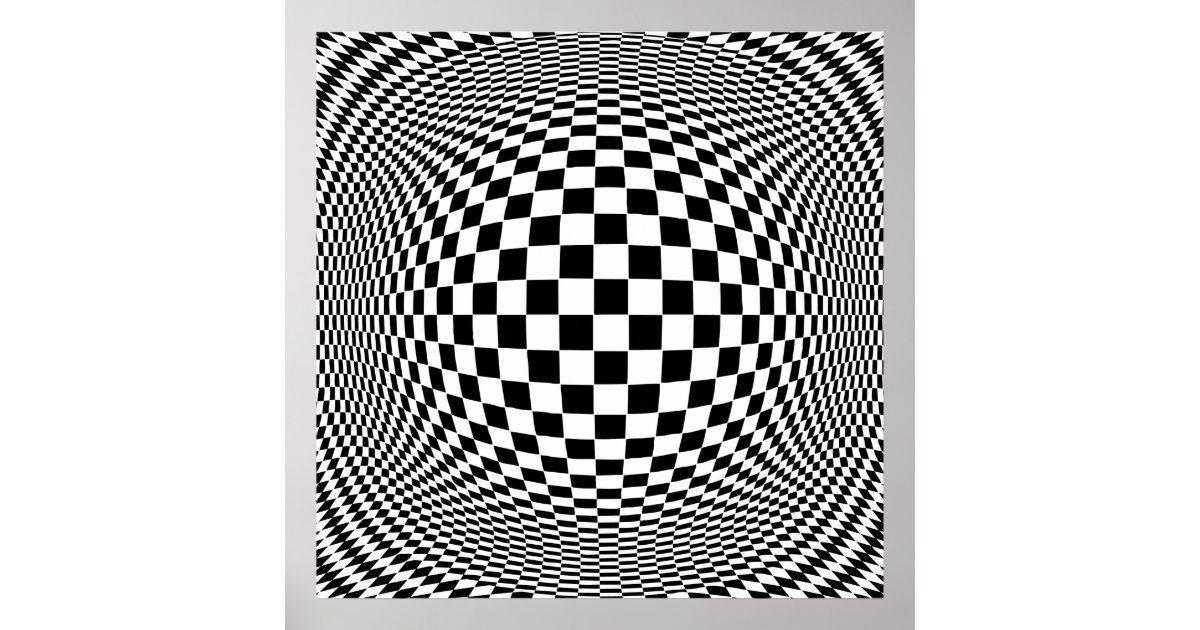 Op Art Poster | Zazzle