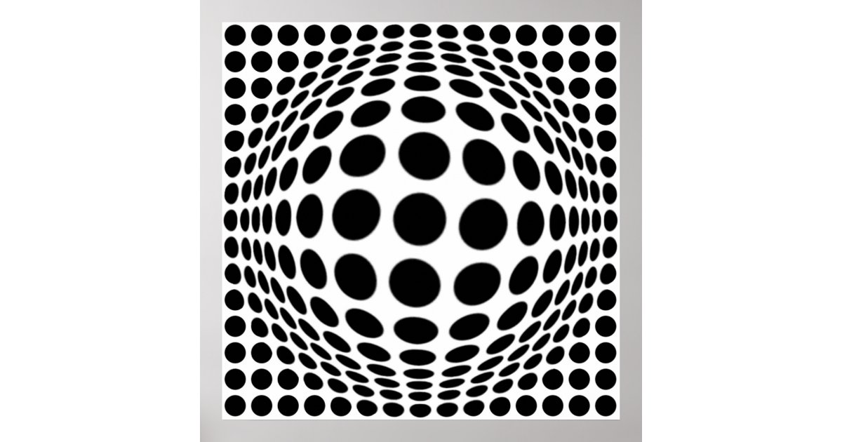 Op Art Poster | Zazzle