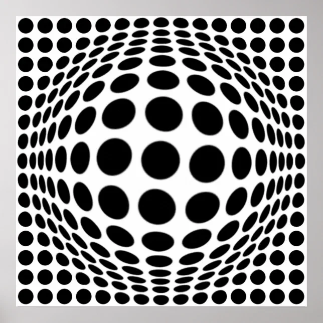 Op Art Poster | Zazzle