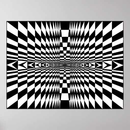 Op Art Poster #217 | Zazzle