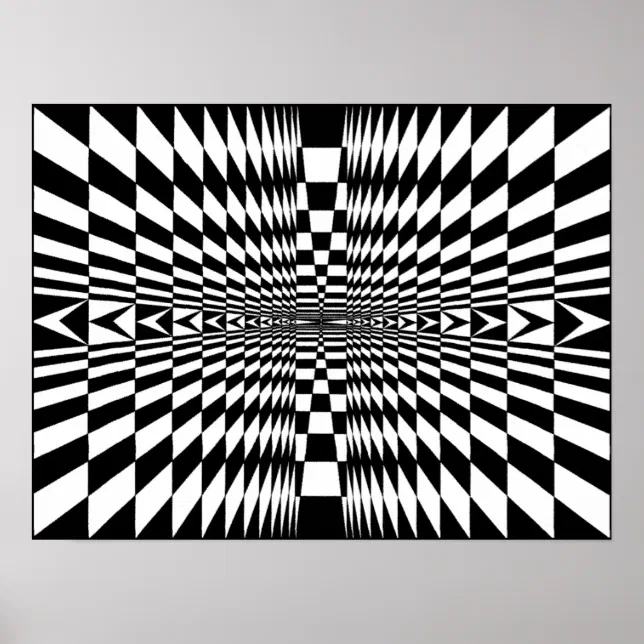Op Art Poster #217 | Zazzle