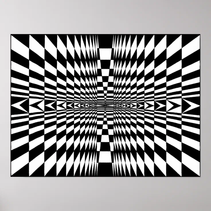 Op Art Poster #217 | Zazzle