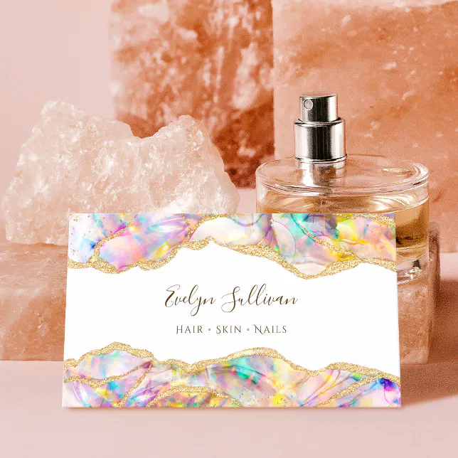 opal business card | Zazzle