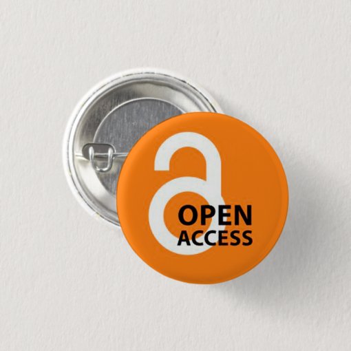 Open Access Badge Pinback Button | Zazzle