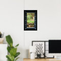 Open Blue Window Poster | Zazzle
