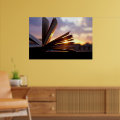 Open Book and Sunset Photography Poster | Zazzle