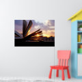 Open Book and Sunset Photography Poster | Zazzle