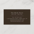 Open Book, Book Store Business Card | Zazzle