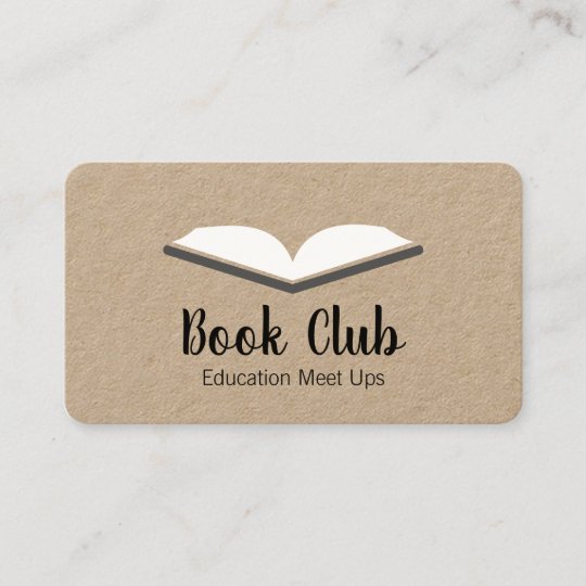 Open Book Business Card | Zazzle.com