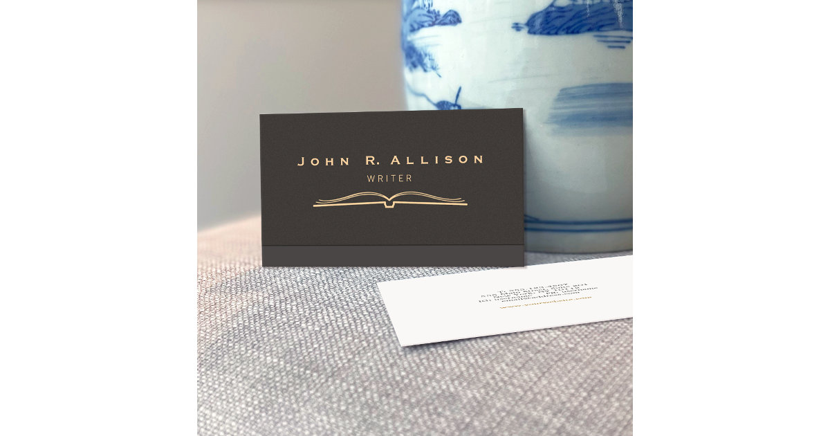 Open Book Educational and Teaching Business Card | Zazzle