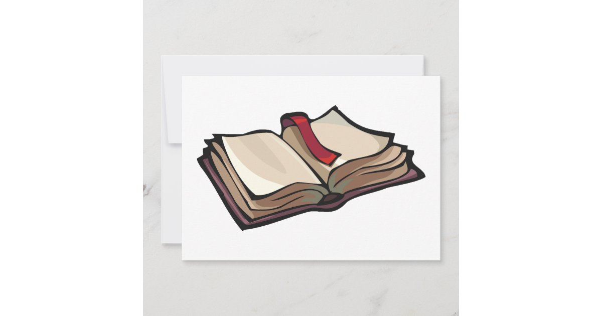 Open Book Invitations | Zazzle
