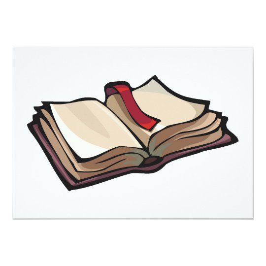 Open Book Invitations | Zazzle.com