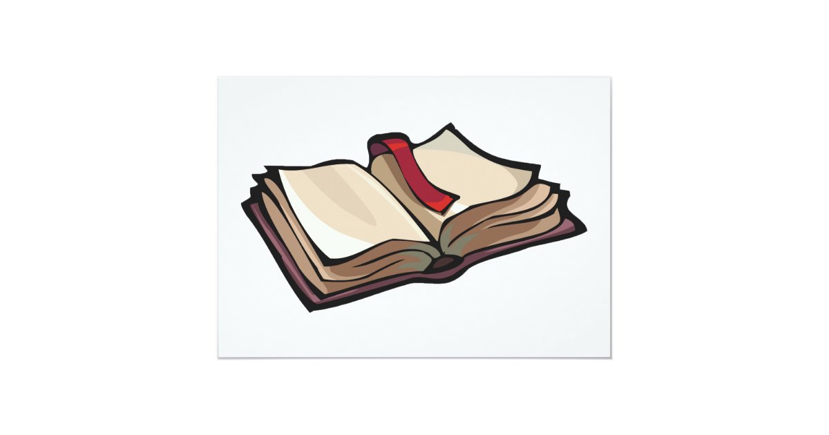 Open Book Invitations | Zazzle.com
